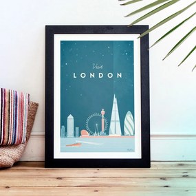 Plakát Travelposter London, 30 x 40 cm