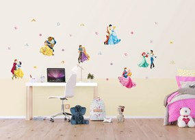 Dětská samolepka na zeď Disney Ples Princezen | 65 x 85 cm | DDK1774
