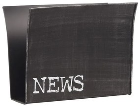 Černý kovový stojan na časopisy LABEL51
