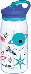 Quokka Plastová láhev s pítkem Glow Kids Space 580 ml