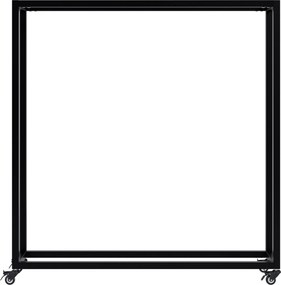 Stojan na palivové dřevo Hilta 25x100x100 cm – černá