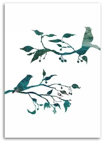 Gario Obraz na plátně Ptáci na větvích Rozměry: 40 x 60 cm