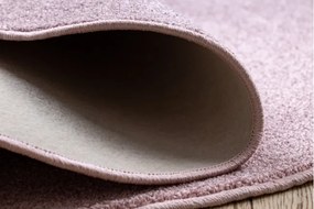 Koberec kruh SANTA FE pudrově růžový 60