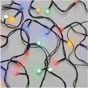 EMOS LED venkovní řetěz - kuličky 20m, multicolor, časovač D5AM23
