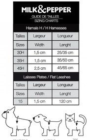 MILK&PEPPER Postroj pro psy Flora Fleuri Fond Rose Velikost: 30