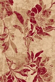 Kusový koberec Floris bordo 170 x 240 cm