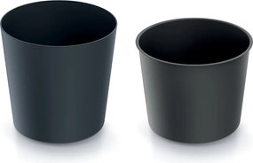 Květináč NURBI ROUNDED antracit