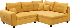 XXXLutz ROHOVÁ SEDAČKA, textil, kompozitní dřevo, žlutá MID.YOU - Sedací soupravy - 002220035605