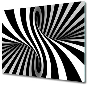 Skleněná krájecí deska Víření abstrakce 60x52 cm