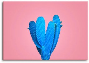 Obraz modrý kaktus Velikost (šířka x výška): 90x60 cm