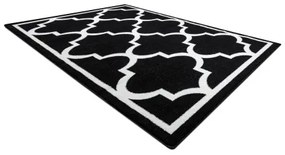koberec SKETCH F730 vzor Marocký jetel, Mříž černo krém velikost 240x330 cm | krásné koberce cz