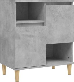 Příborníky 2 ks betonově šedé 60 x 35 x 70 cm kompozitní dřevo 3185723