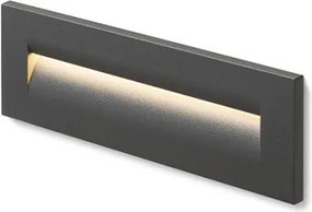 RED R12628 RASQ zápustná do stěny antracitová 230V LED 8.5W IP65 3000K - RED - DESIGN RENDL