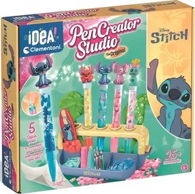 CLEMENTONI IDEA Kreativní sada Továrna na pera Stitch / od 6 let