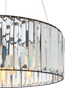 Závěsné svítidlo se skleněným stínidlem ø 50 cm Akiko – Premier Housewares
