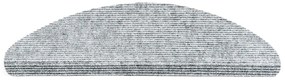 Vopi Nášlap na schody Quick step šedá, 24 x 65 cm , sada 5 ks