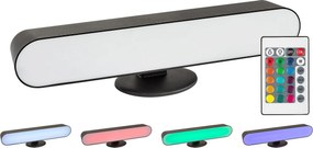 Rabalux Černá LED RGB nabíjecí lampa Parker 3W s DO 76016