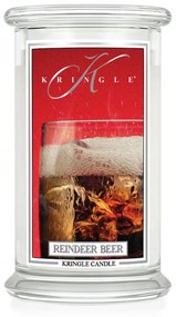 Kringle Candle svíčka Reindeer Beer (sójový vosk), 623 g