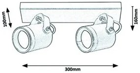 Rabalux ELVA venkovní přisazené svítidlo 7930