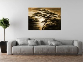Gario Ručně malovaný obraz Silné stromy Rozměry: 100 x 70 cm