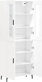 Skříň highboard bílá 69,5 x 34 x 180 cm kompozitní dřevo 3198225
