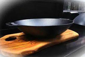 Valhal Outdoor Litinová pánev WOK VH.WOK36
