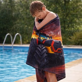 Froté osuška SUPER TRAKTOR 70 x 140 cm