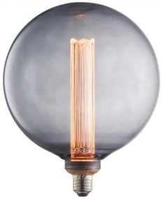Brilliant 80170 Skleněná Filament LED žárovka XL E27 G200 Filament GLOBE kouřové sklo
