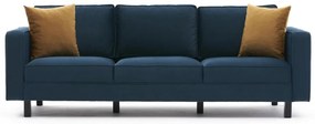 Hanah Home Třímístná pohovka KALE olejově zelená 222 cm 825BLC2728