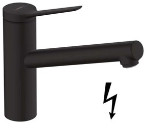 Hansgrohe Zesis M33 - Dřezová baterie, matná černá 74806670