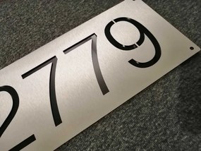 Domovní číslo tabulka 11a Velikost: 43 x 20 cm  (XL) - Doporučujeme