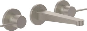 Villeroy & Boch Conum - Umyvadlová baterie pod omítku, 3-otvorová instalace, s tělesem, matný kartáčovaný nikl TVW12700200164
