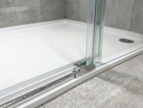 Gelco Luxor sprchové dveře do niky 110 x 200 cm posuvné chrom čiré sklo GU1211CH