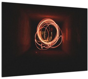 Obraz - čáry v tunelu (70x50 cm)