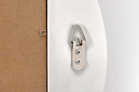 Designové nástěnné zrcadlo Mahealani 100 cm bílé