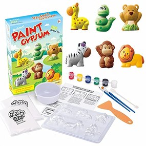 Kreativní sada DIY Svět zvířátek sádrové odlitky
