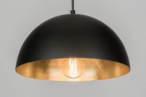 Závěsné designové svítidlo nad stůl Magna 30,5 Black and Gold