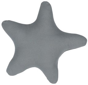 Sada 2 polštářů ve tvaru hvězdiček 40 x 40 cm šedá BHOPAL Beliani
