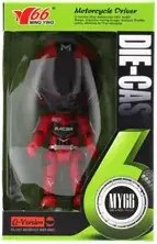 TEDDIES Figurka motorkáře 12 cm / Ohebné klouby / Kov/plast / Odnímate