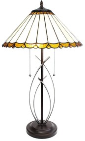 Stolní lampa Tiffany Elegant - 41*69 cm E27/max 2*60W