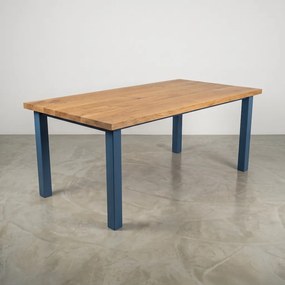 KULHÁNEK Jídelní stůl "Tabi" Velikost desky: 190x80 cm, Odstín podnože: individuální
