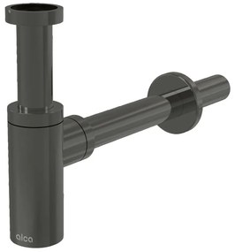 Alca - Designový sifon, lesklý gun metal A400-GM-P