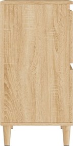 vidaXL Příborníky 2 ks 60 x 35 x 70 cm kompozitní dřevo [3185754] Barva: bílá s vysokým leskem