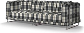Potah na pohovku IKEA Tylösand 3-místná nerozkládací barva černá látka pletený vzor, vzorované