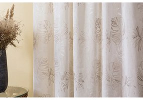 Béžová záclona 140x260 cm Cybele – Mendola Fabrics