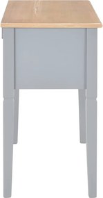 Psací stůl šedý 109,5 x 45 x 77,5 cm dřevo 280070