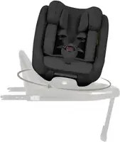 KikkaBoo i-Class Plus i-SIZE Noir / Autosedačka / od narození do 4 let