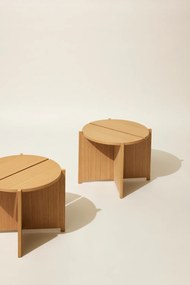 Hübsch Odkládací stolek DASH světlý ø55 cm 881603