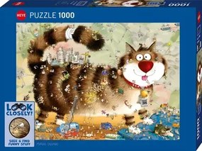 HEYE Puzzle Na kočce / 1000 dílků / 70 x 50 cm