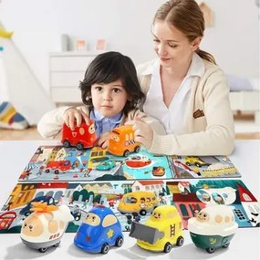 TOP BRIGHT Dřevěné puzzle s hračkou Vrtulník / 24 dílků / Dřevo